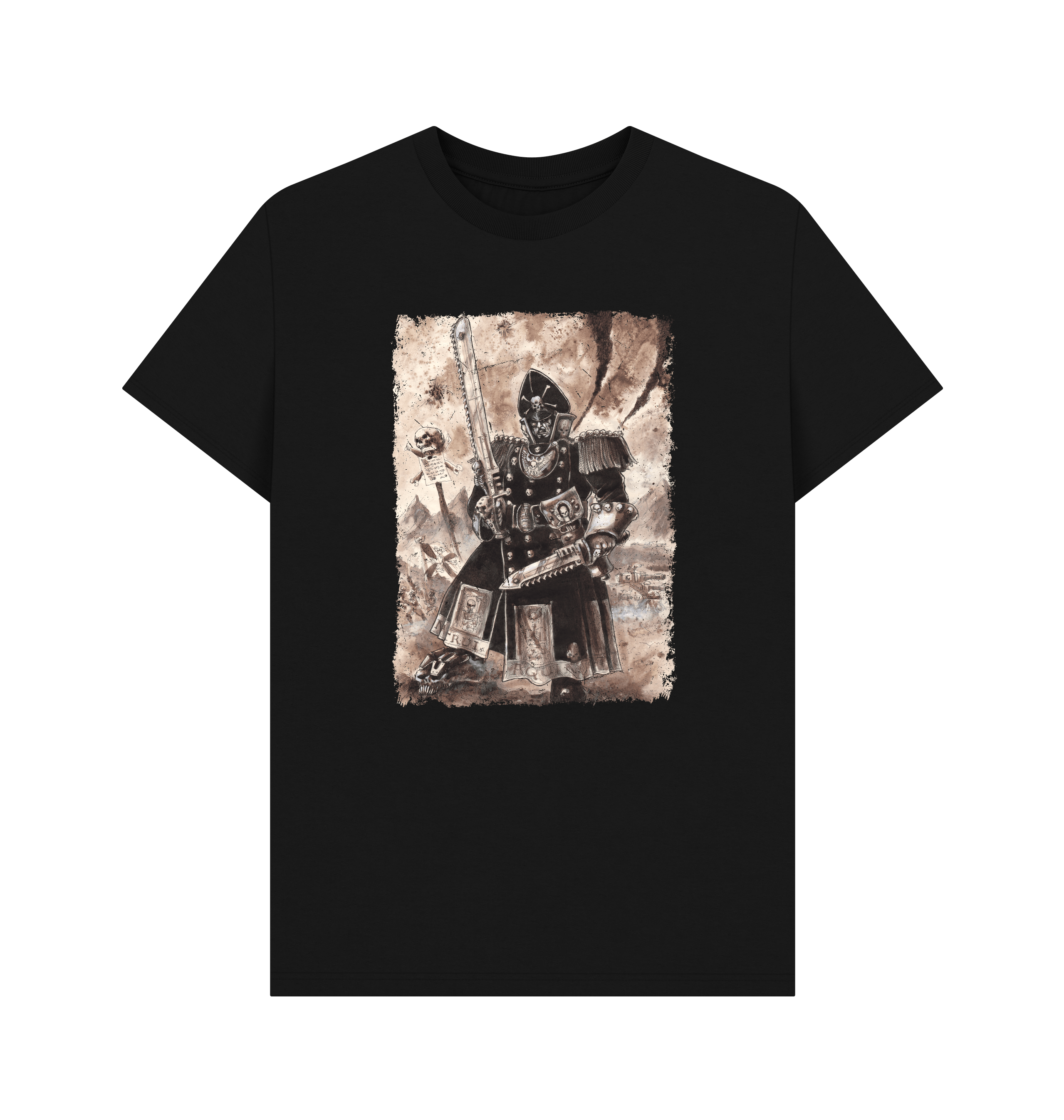 GRIMDARK - Commissar T Shirt – MERCH.WARHAMMER.COM