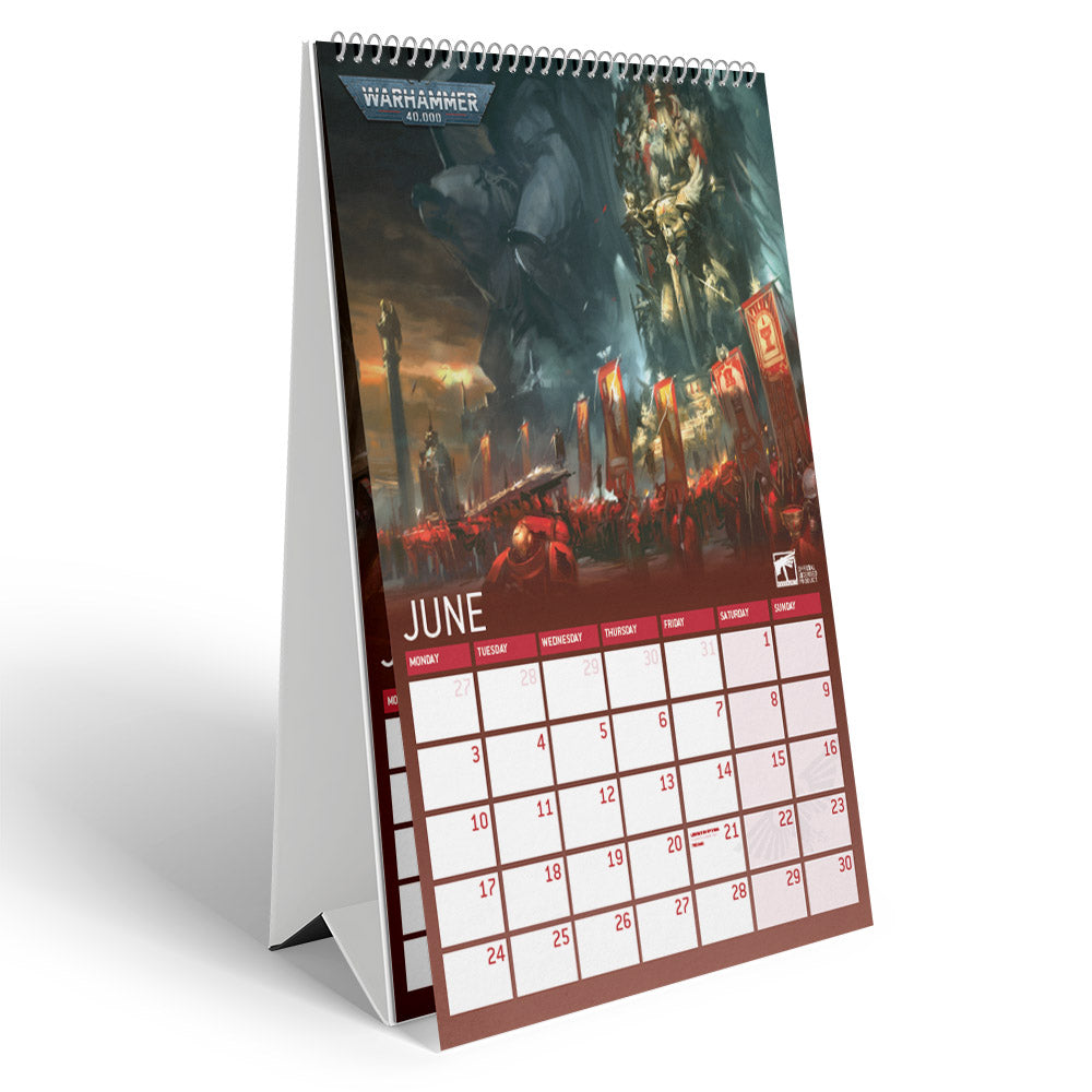Blood Angels 2024 A5 Desk Calendar – MERCH.WARHAMMER.COM